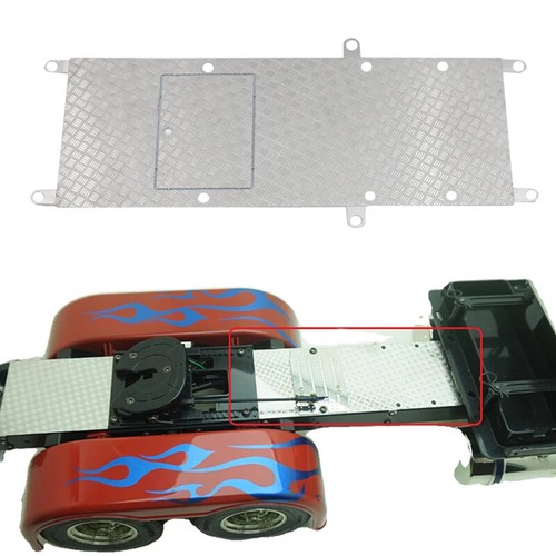 Metal Middle Skid Plate for 1/14 Tamiya RC Truck Car King Hauler 56344 ...