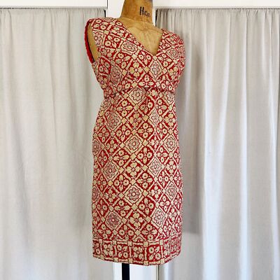 Vintage 60s Bloomingdales Gold Lurex Brocade Mod Cocktail Mini Dress | eBay