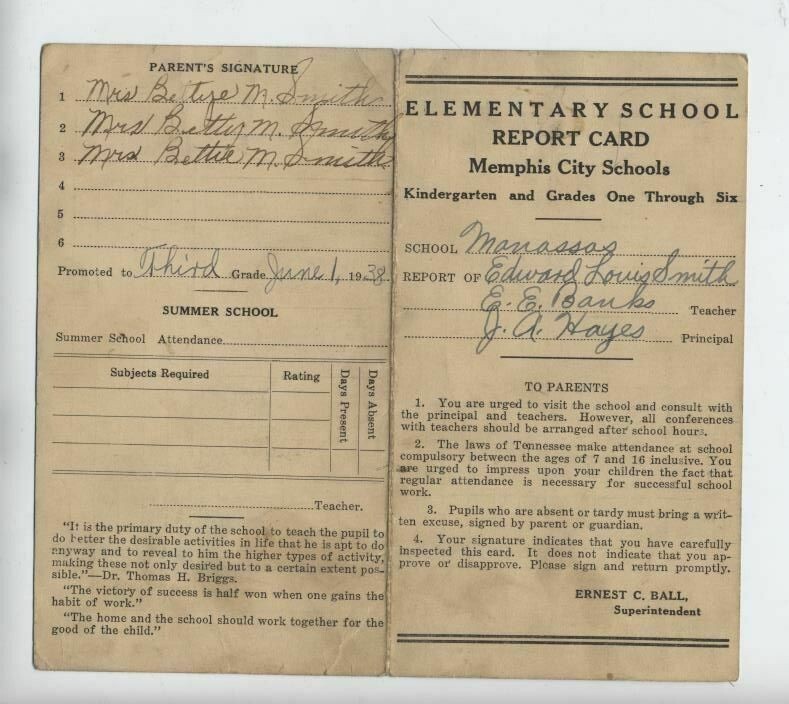 LOUIS SMITH JAZZ TRUMPETER REPORT CARD AFRICAN AMERICAN BLUE NOTE MEMPHIS | eBay UK