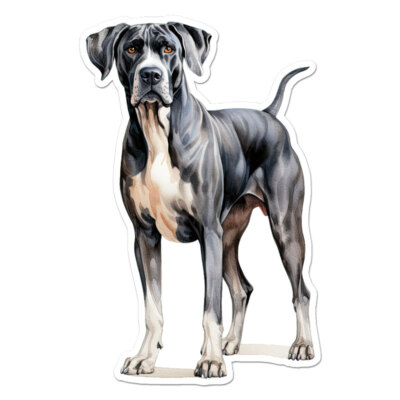 Great Dane Dog, Vinyl Decal Sticker, Indoor Outdoor, 3 Sizes, #11395 | eBay