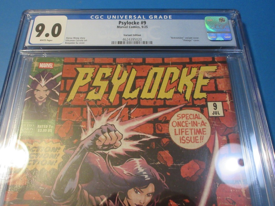 Psylocke #9 Su variant CGC 9.0 VFNM Gorgeous Gem Wow | eBay