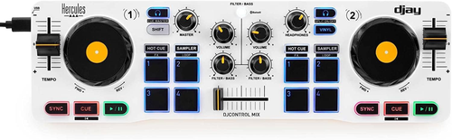 Djcontrol Mix – Bluetooth Wireless DJ Controller for Smartphones (Ios ...