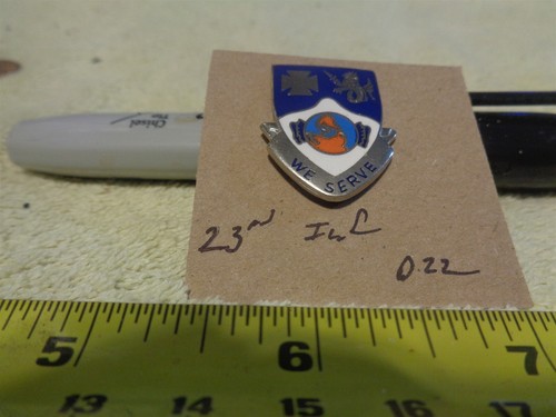 23rd Infantry D22 Unit Crest, DI, DUI (DRAW#207) | eBay