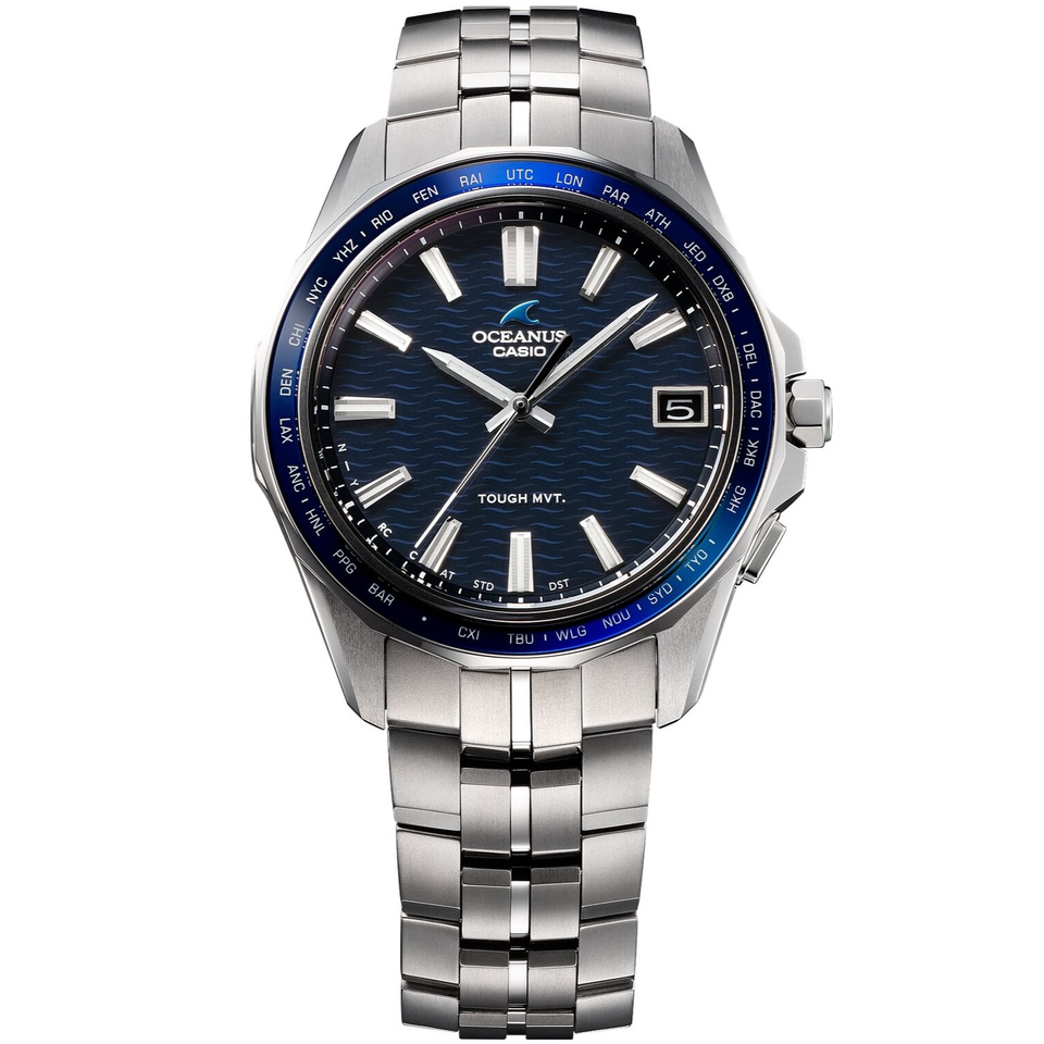 CASIO OCEANUS Manta OCW-S400-2AJF Titanium Bluetooth Radio Solar Watch ...