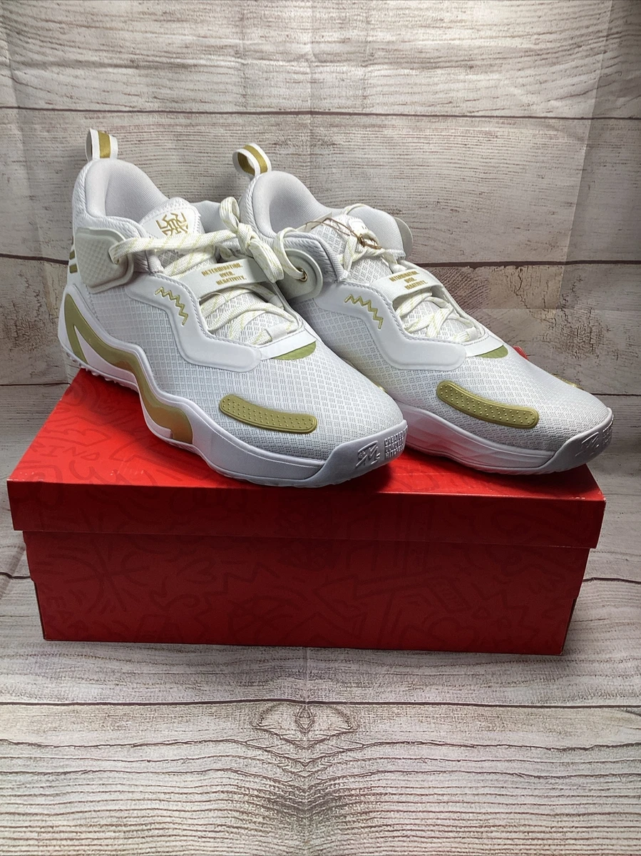 adidas D.O.N. Issue #3 White Gold Metallic | eBay