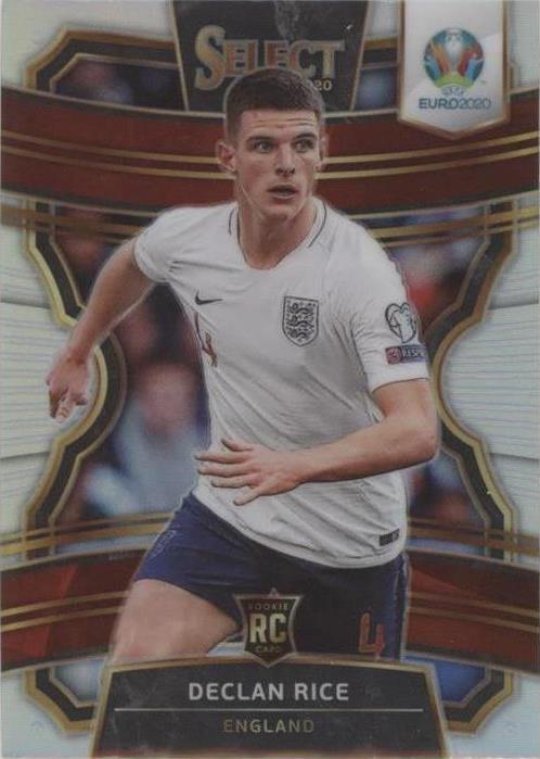 2020 Panini Select UEFA Euro Preview - Terrace Declan Rice #81 Silver ...
