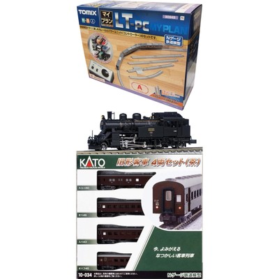 N Scale Model Train Set - TOMIX LT-PC, KATO Old Passenger Car Set ...