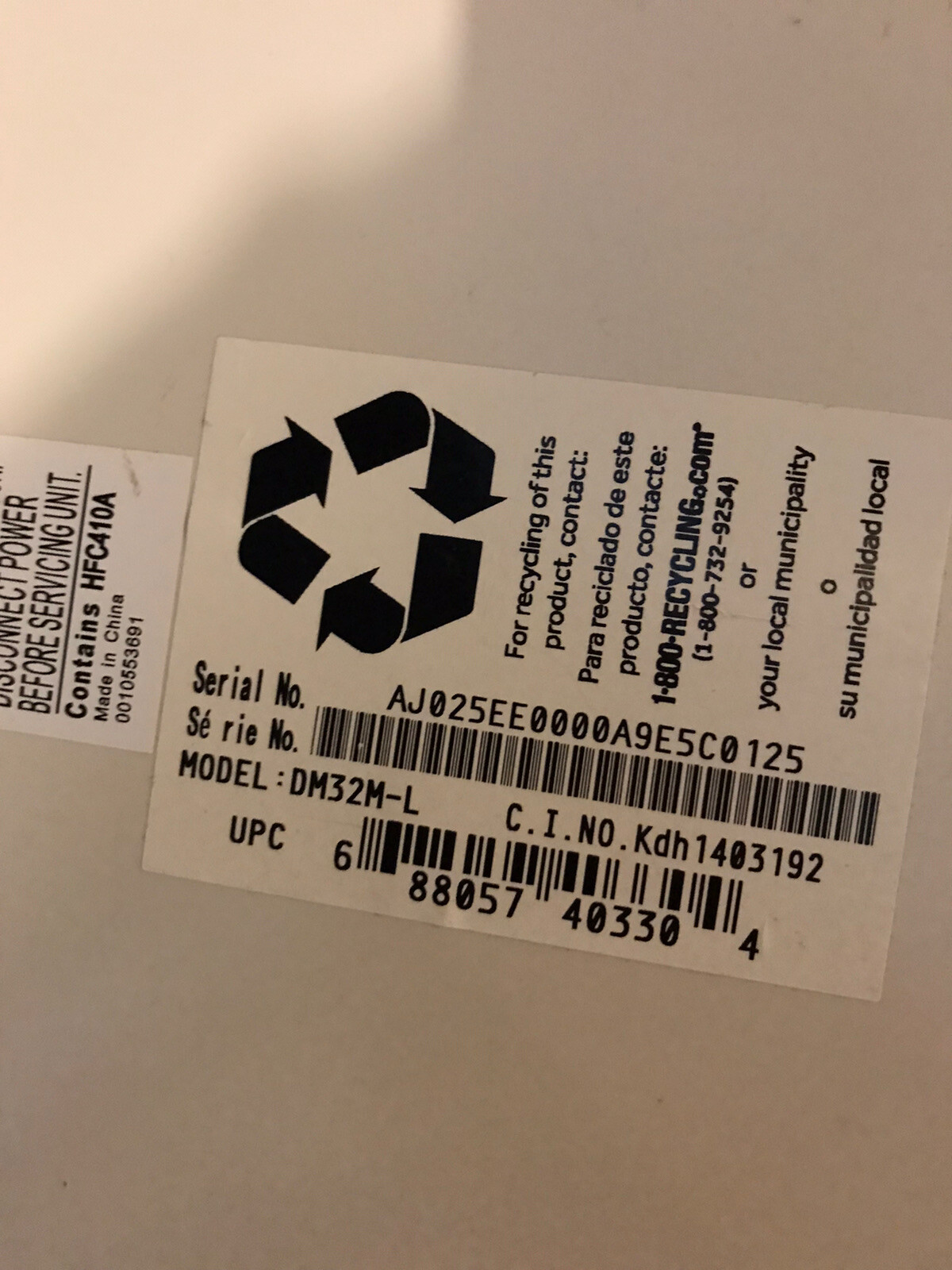 Original Haier DM32M-L Dehumidifier Water Level Float Switch ...