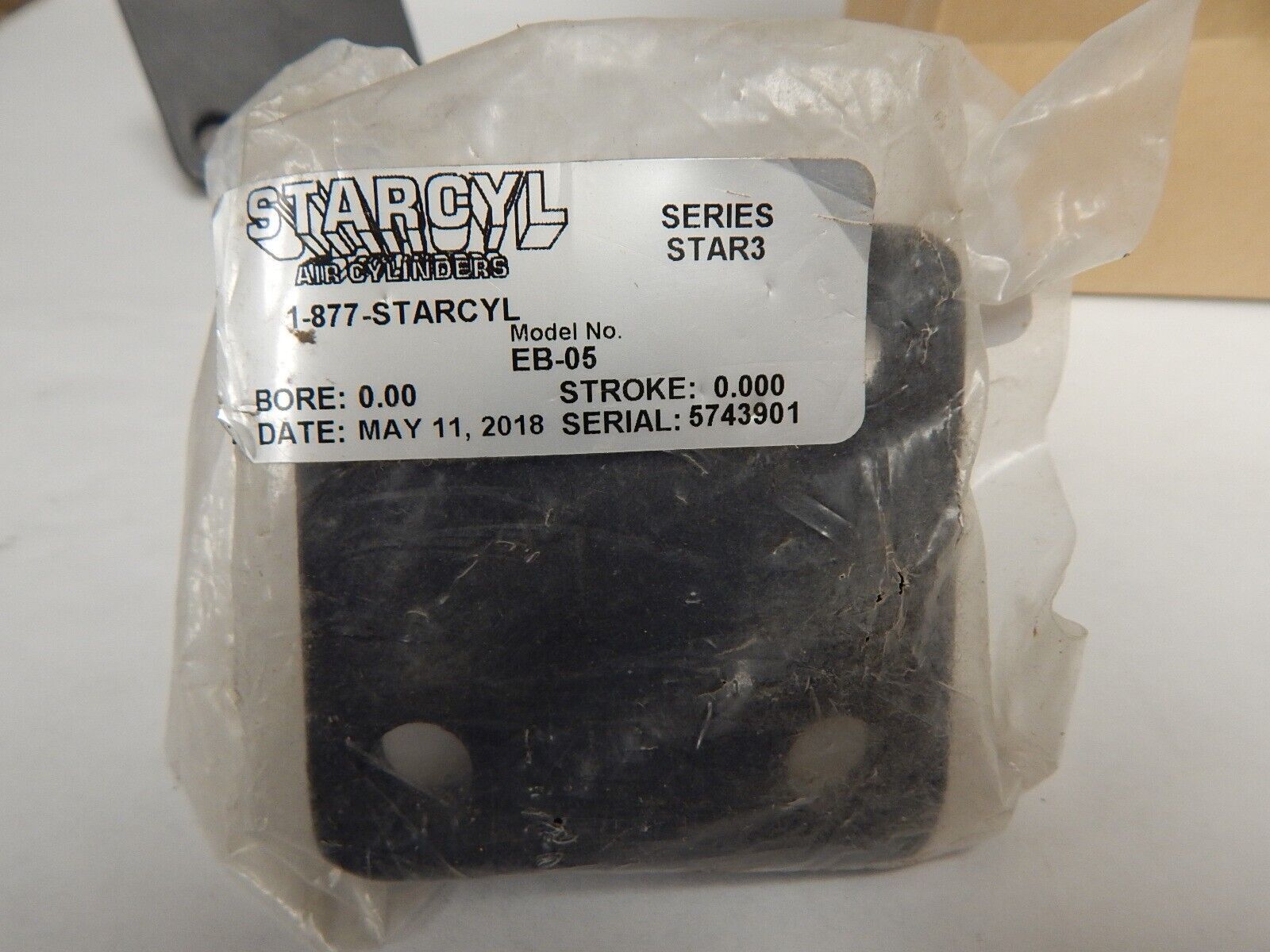 Starcyl EB-05 2-1/2 Bore Eye Bracket NFPA Cylinder 1/2" Pins | eBay