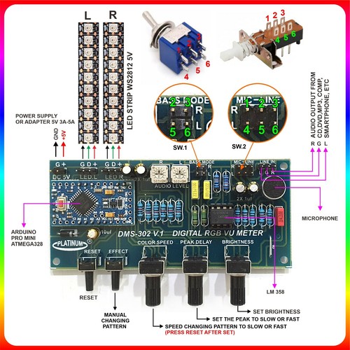 dms302 v1 vu meter module | eBay