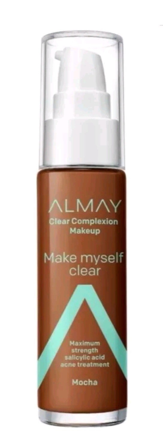 ALMAY Make Myself Clear, Clear Complexion Makeup Foundation 910 Mocha ...