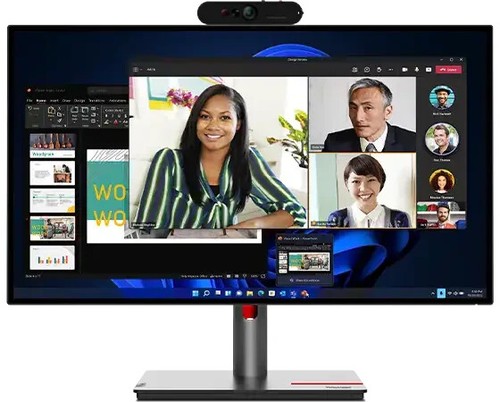 ThinkVision P27q-30 27 inch Monitor with ThinkVision MC60 Monitor ...