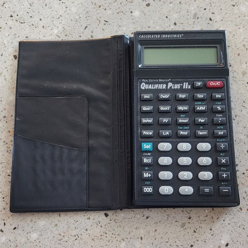 Real Estate Calculator Master Qualifier Plus IIx Works By Calculated Industries | eBay