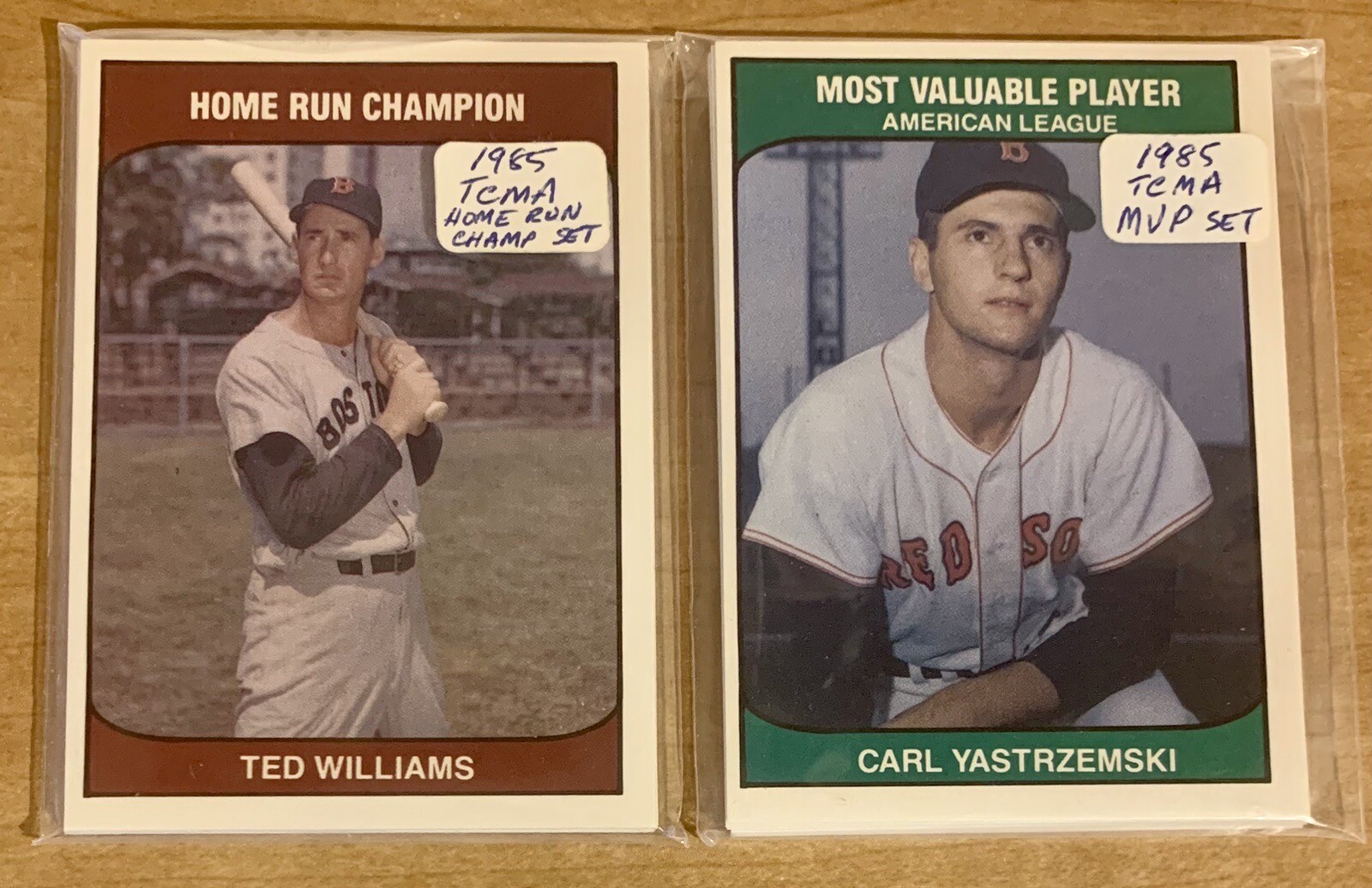 1985 TCMA HOME RUN CHAMPIONS & MOST VALUABLE PLAYER MVP BASEBALL CARD ...