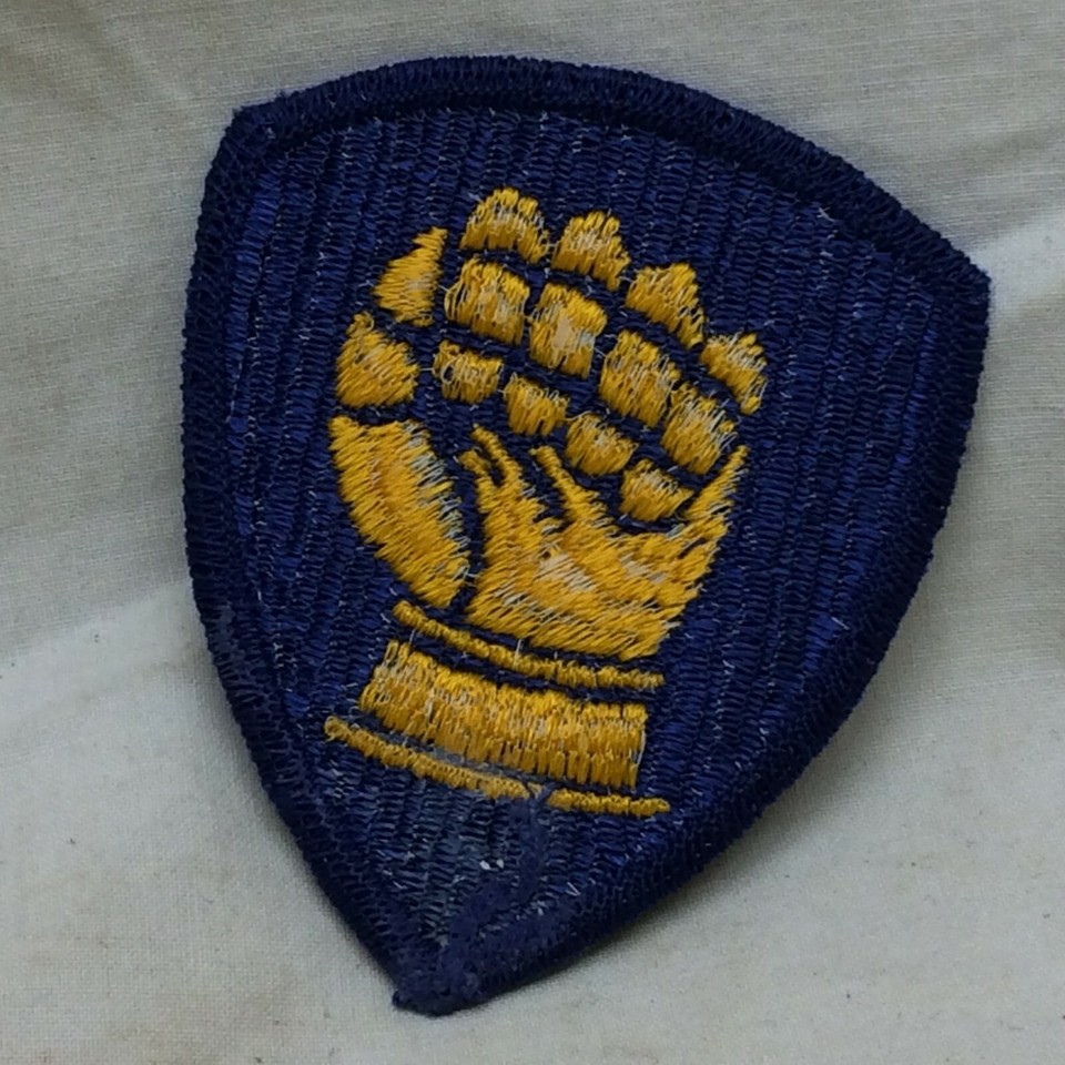 Vintage Military 46th Infantry Division Blue Border Yellow Unit Variant ...