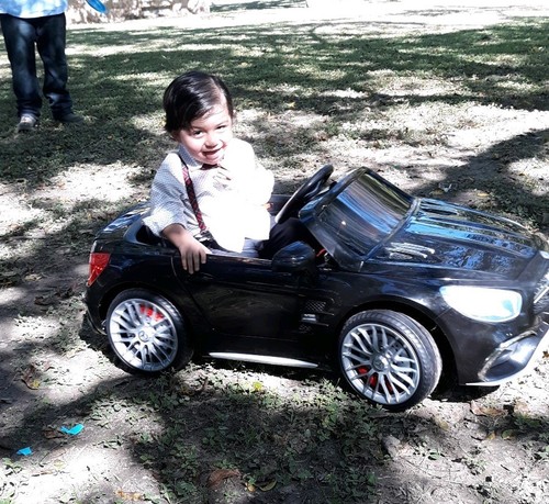 Power Wheels Mercedes Benz 12V Battery Powered Ride on Car - Black for ...