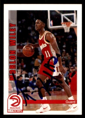 1992 Hoops Basketball #354 Morlon Wiley Signed Autograph (no COA) | eBay