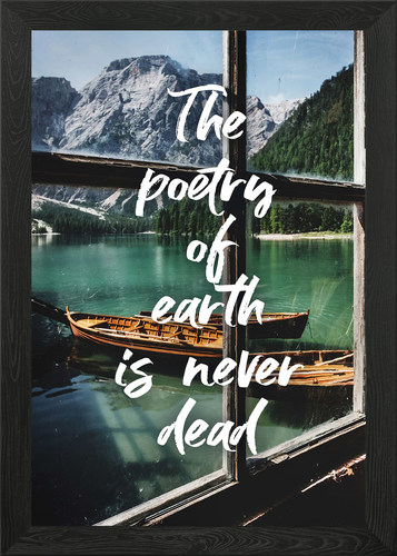 Nature motivational quotes Framed Wall Art Poster Canvas Print Picture ...