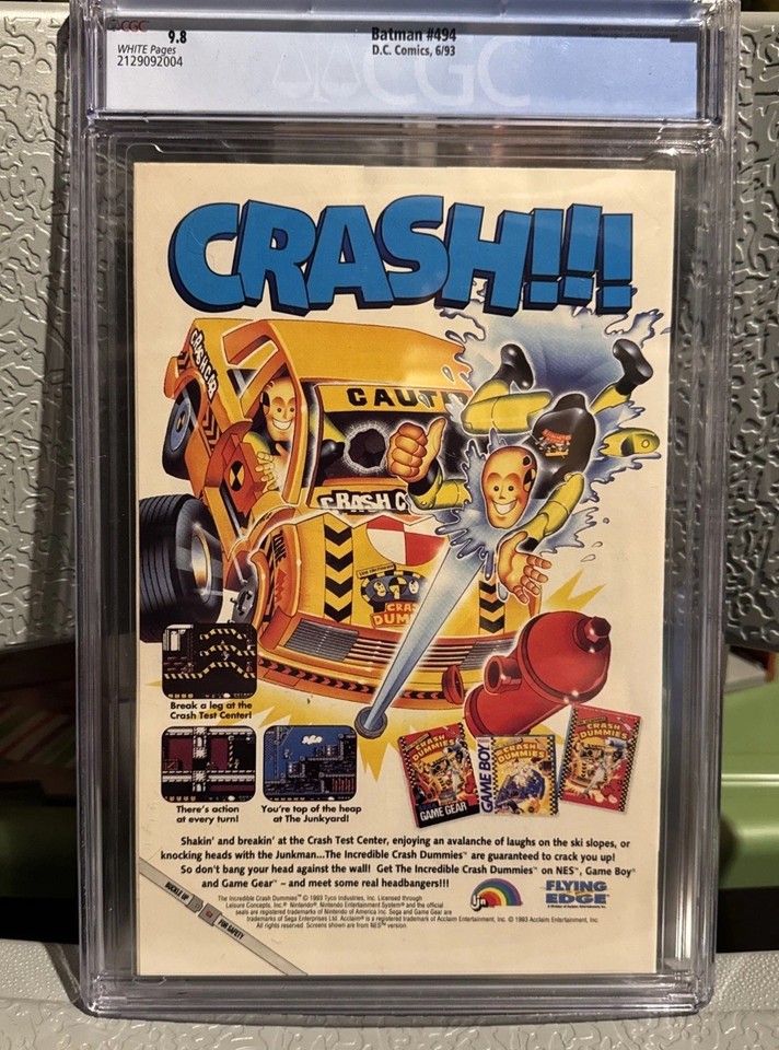 Batman #494 ~ CGC 9.8 - Joker/Scarecrow App. & Cover - Knightfall 5 ...