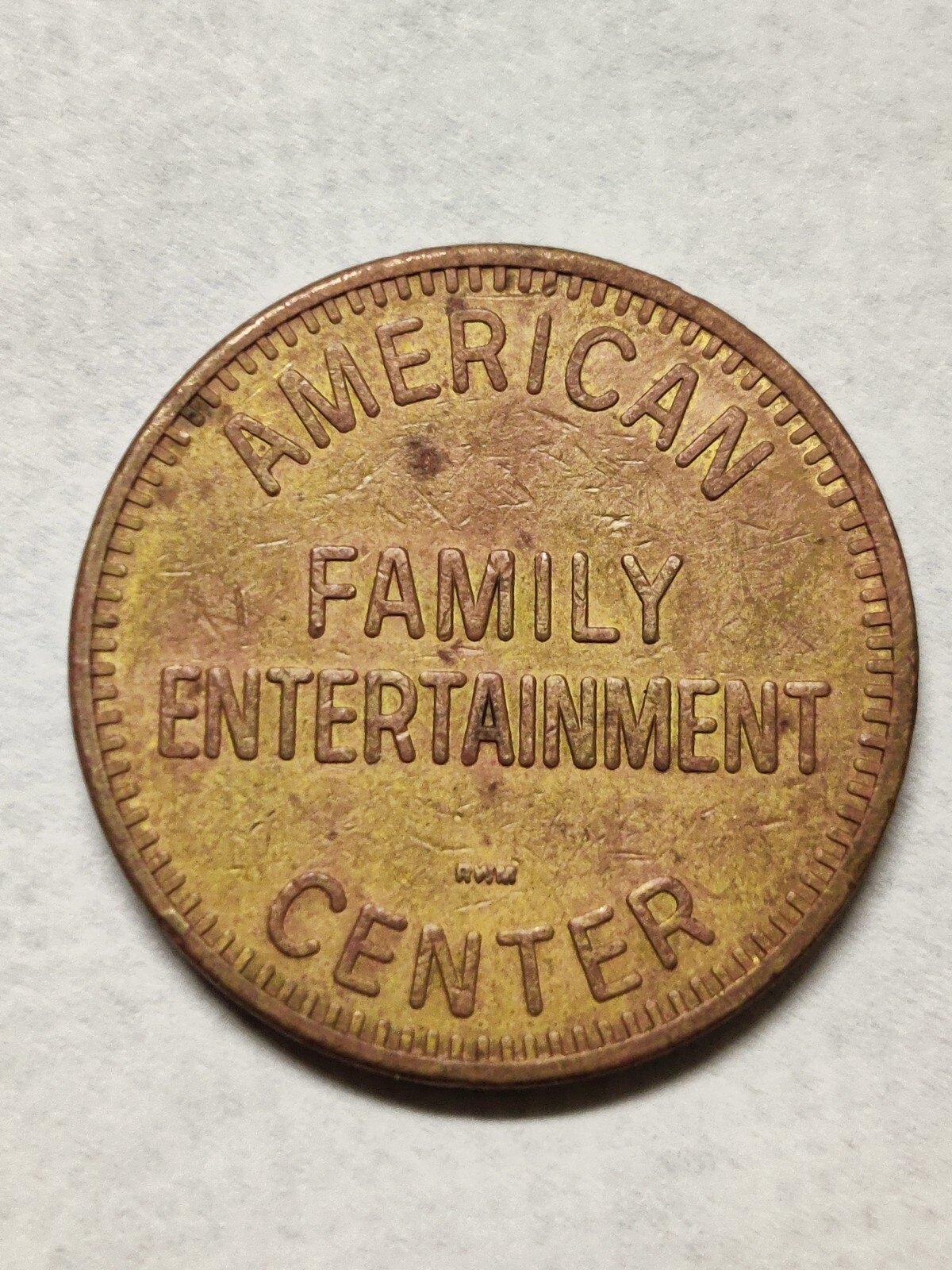 American Family Entertainment Center Arcade Game Token - Rare Vintage ...
