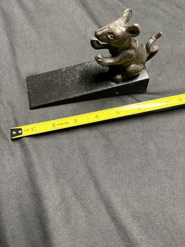 Cast Iron Mouse Doorstop | eBay