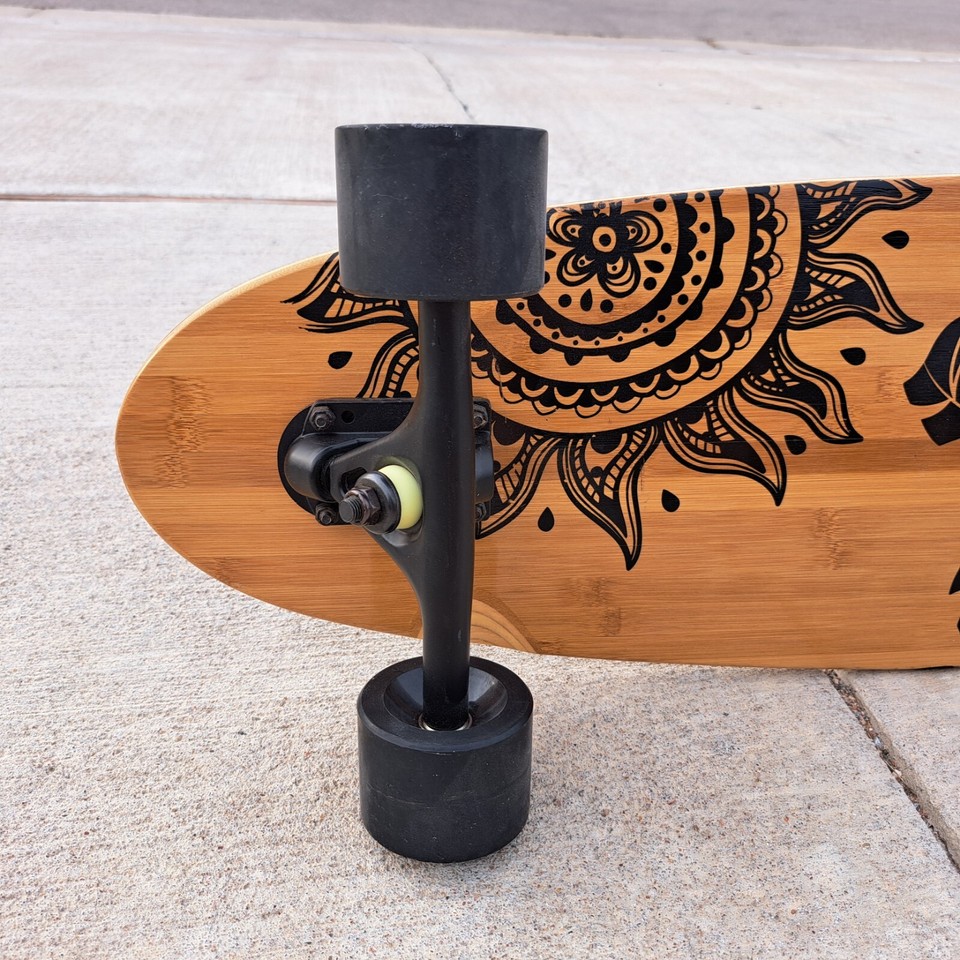 RIMABLE Bamboo Pintail Longboard Coconut Tree Beach 41 Inch | eBay
