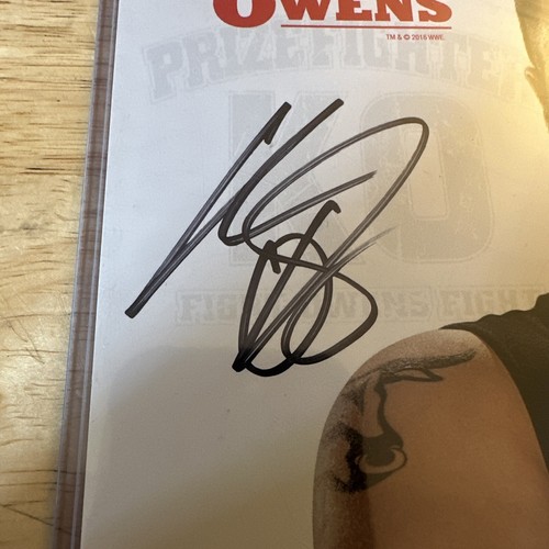 Wwe Elite Kevin Owens Autographed WWE Official Promo Photo 8X10 JSA ...