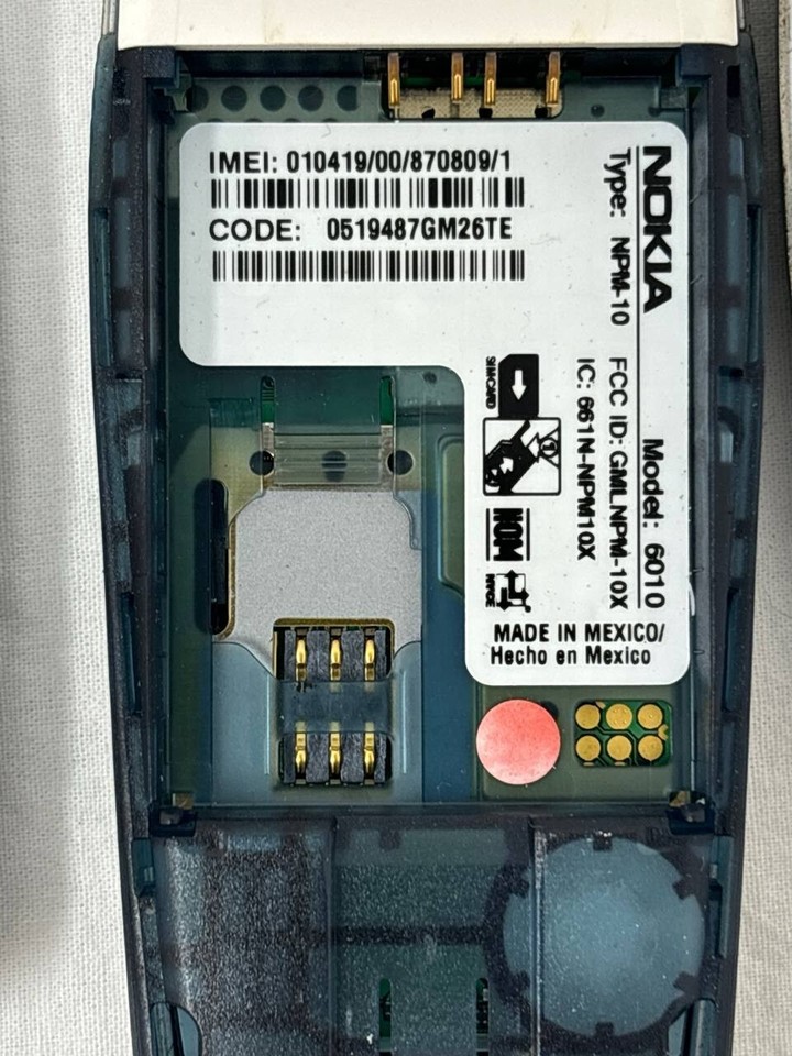 7 Lot Vintage Nokia 2125 3360 6820 3120 6010 Bar Collectible Wholesale ...