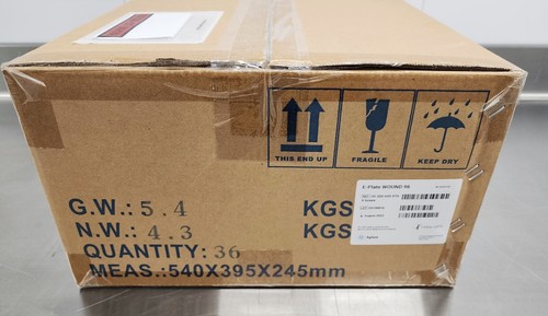 Agilent 300600970 E-Plate WOUND 96 RTCA E-Plates, CASE 6 BOXES x 6 PER ...