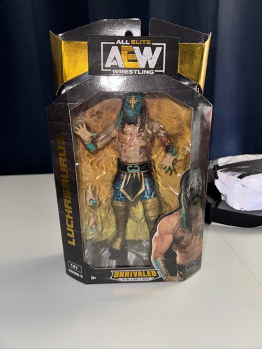 Jazwares AEW Unrivaled Collection Series 5 Luchasaurus #41 Action ...