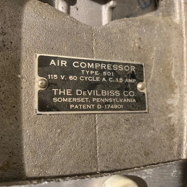Vintage DeVilbiss 501 Air Compressor Works Great for sale online | eBay