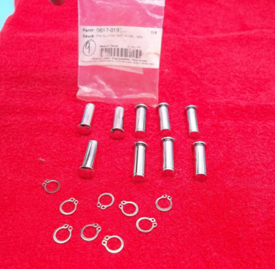 Drag Specialties Pivot Pin/Clip Kit Clutch Side 9 Pack Chrome 0617-0197 ...