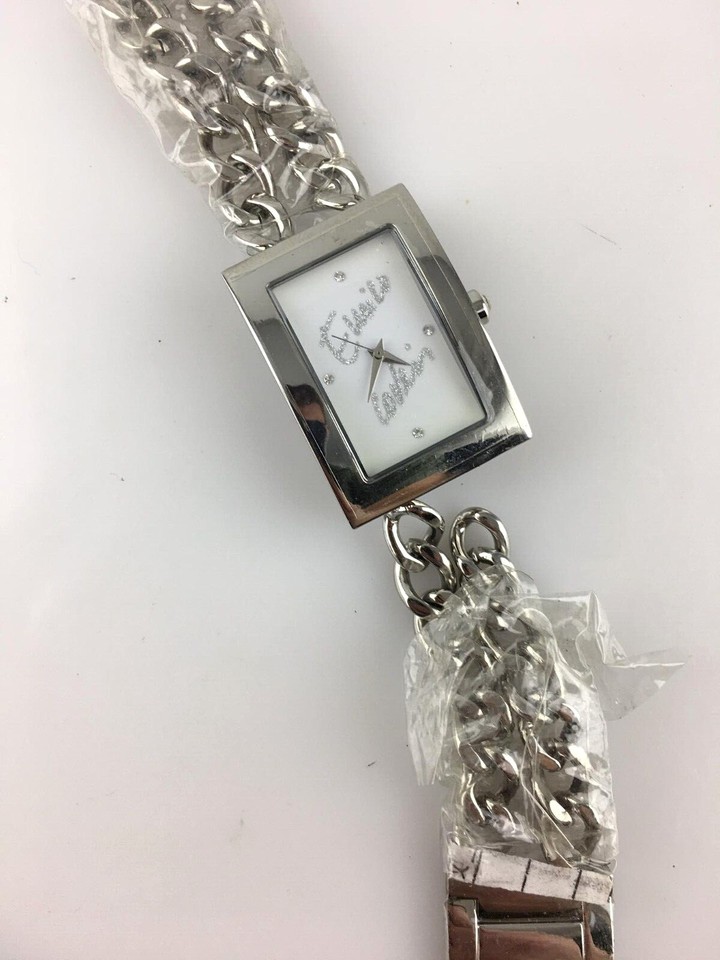 Watch Enrico Coveri Rhinestone Quartz Shape rettangolare 28 MM Strap ...