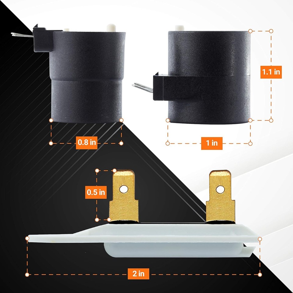 Dryer Ignition & Safety Replacement Kit – Flame Sensor, Gas Coil ...