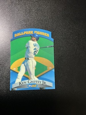 KEN GRIFFEY JR. 1999 Topps HD BALLPARK FIGURES DIE-CUT SEATTLE MARINERS ...