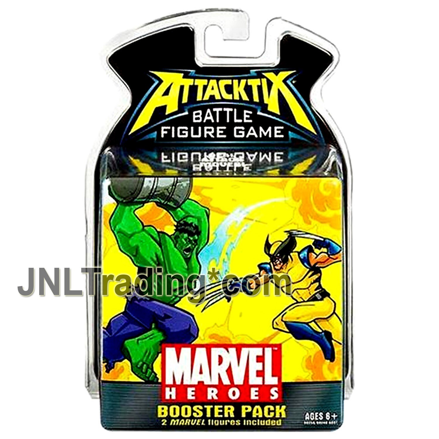 Year 2006 Attacktix Marvel Battle Figure Game Booster Pack with 2 ...
