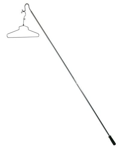 52" Reach Pole Clothes Retriever Retail Long Hook Closet Reacher Hanger ...
