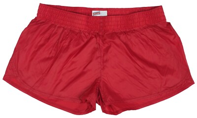 Red Shiny Short Nylon Shorts by Soffe - Size XS | eBay