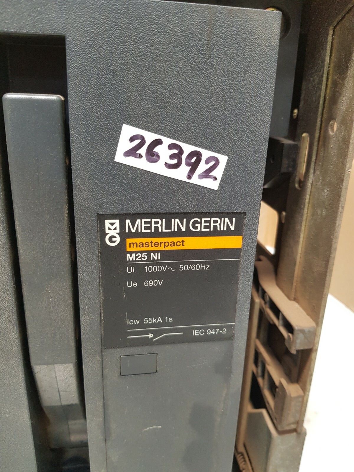 Merlin Gerin Masterpact M25 NI Circuit Breaker 1000V AC 50/60 Hz ...