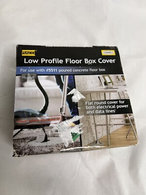 Raco Low Profile Floor Box Cover 6299 for Use with #5511 Poured ...