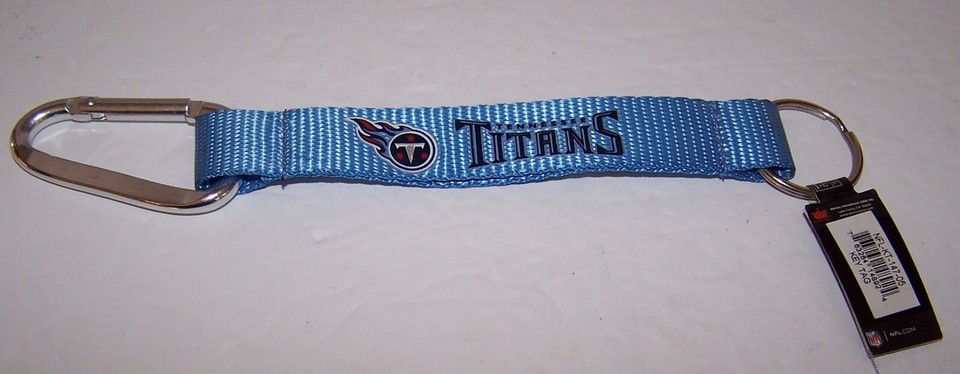 TENNESSEE TITANS Nylon Keychain Key Ring w/Carabiner ~ NWT | eBay
