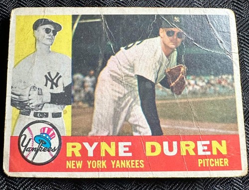 1960 Topps Ryne Duren #204 New York Yankees | eBay