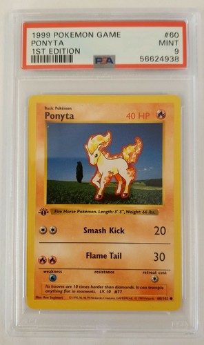 1999 Pokemon Game 1st Edition Ponyta #60 PSA MINT 9 | eBay