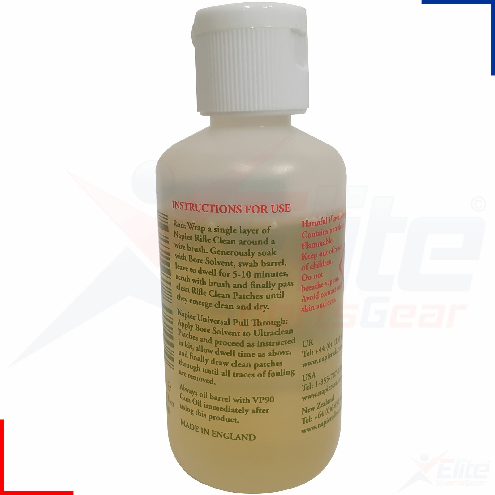 Napier Airgun Air Gun Rifle Shotgun Barrel Bore Clean Solvent Cleaner ...