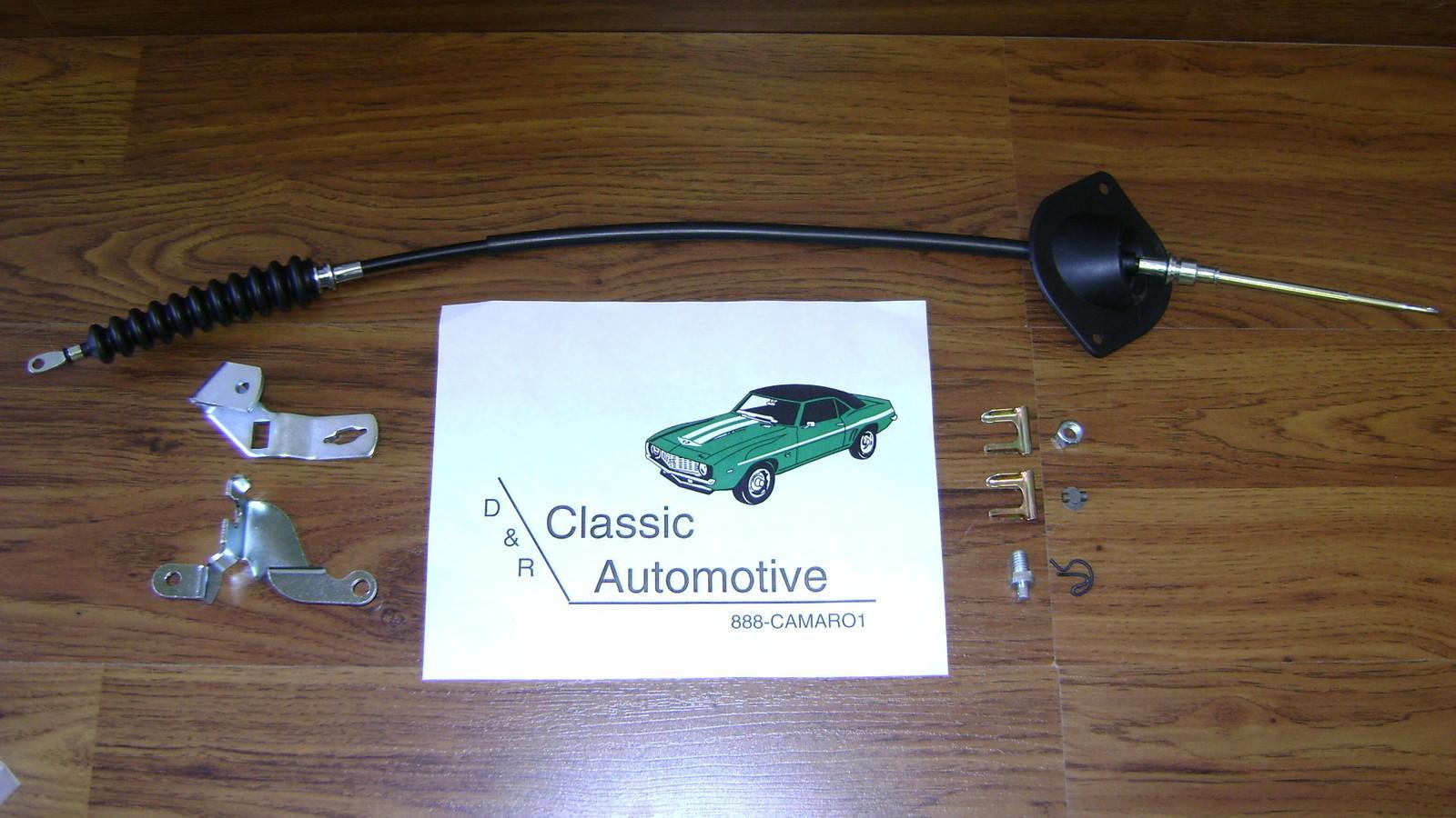 Shifter Cable kit 9pc Turbo TH 400 Camaro Chevelle El Camino TH400 ...