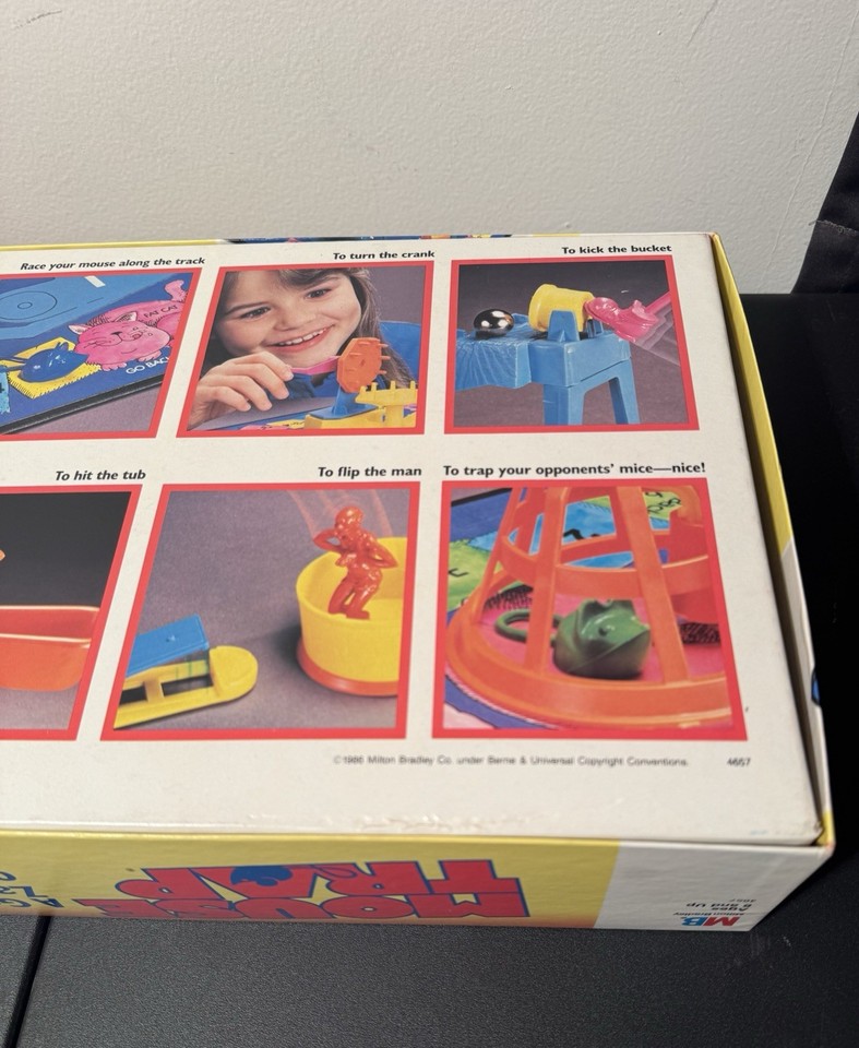 Vintage Milton Bradley 1986 Original Mouse Trap Game Complete | eBay