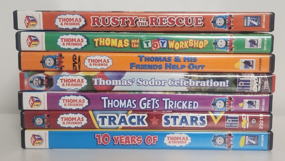 Lot Of 7 Thomas the Tank Engine Thomas & Friends Classic DVDs Bundle ...