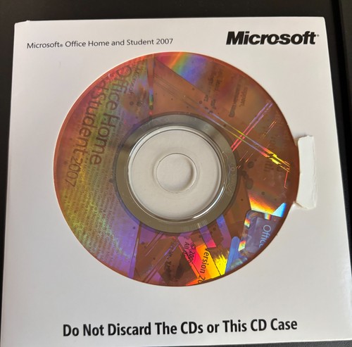 Microsoft Office 2007 Home and Student w/ Product Key - Excel, Word ...