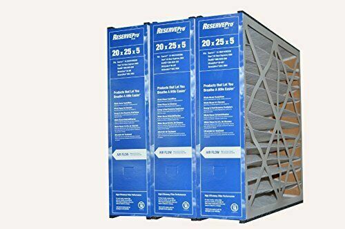 3-PK ReservePro 4551 old #4501 20"x25"x5" Air Filter GeneralAire Merv ...