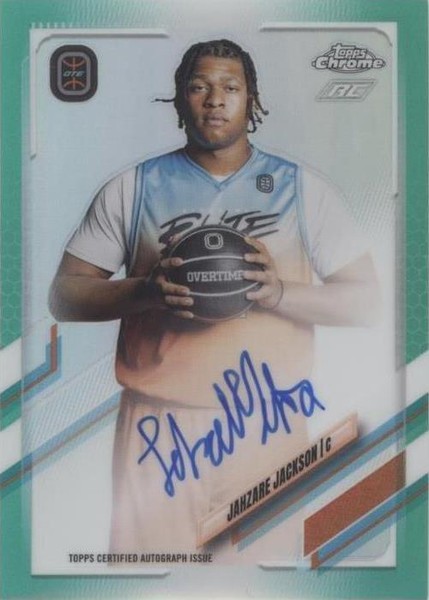 2021-22 Topps Chrome OTE Overtime Elite - Chrome Autographs Aqua ...